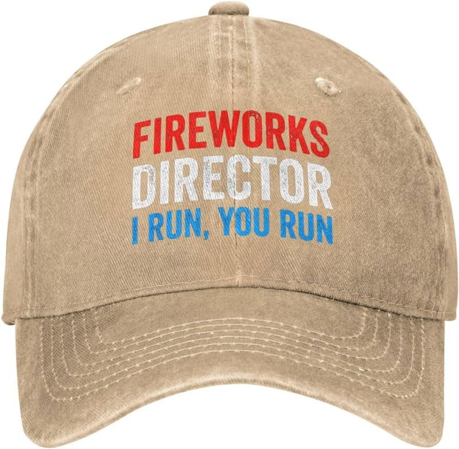 Fireworks -Director I Run You Run- 4th of July- Hat Fashion Caps ...