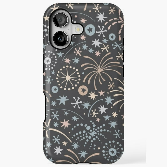 Fireworks Everywhere Pattern Art Phone Case with iPhone 17 to 11 Pro ...