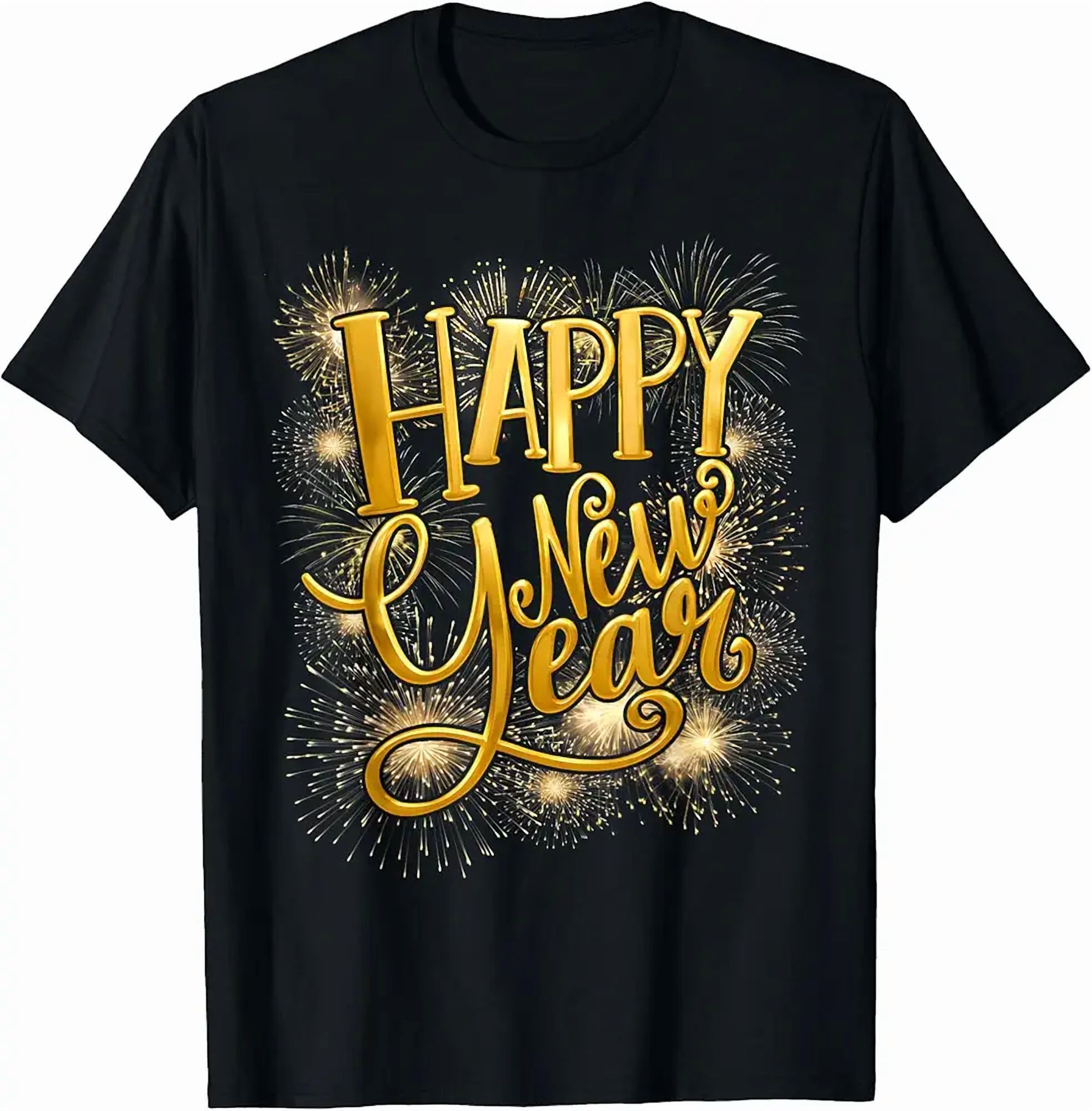 Fireworks Family Matching Bright Festive New Year Holiday Art Unisex T ...