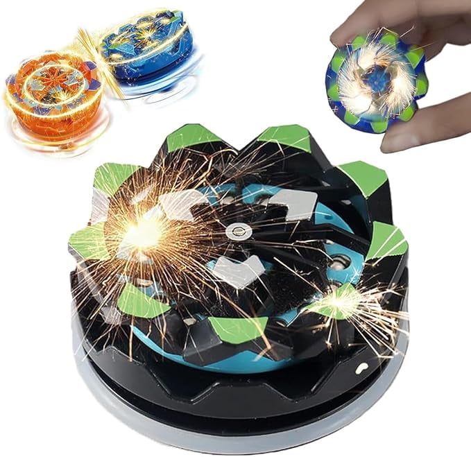 Fireworks Fingertip Gyro,Handheld Fireworks Gyroscope,Luminous Spinning ...