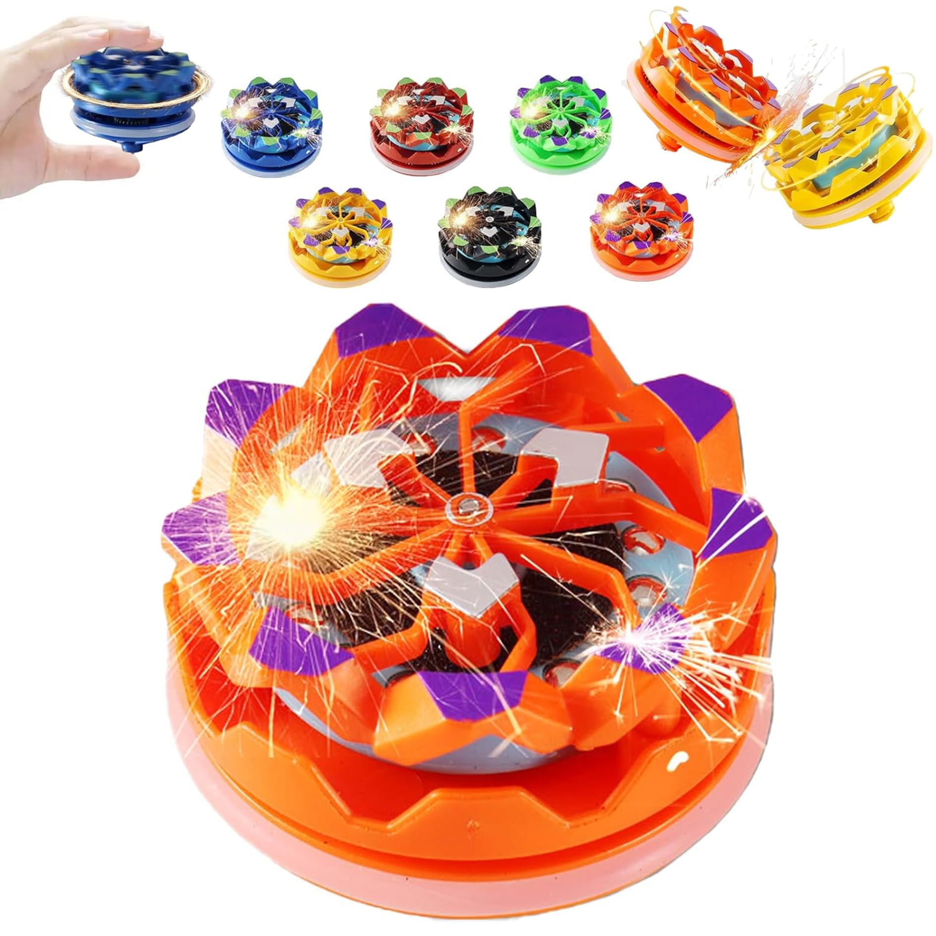 Fireworks Fingertip Gyro, Handheld Fireworks Gyroscope, Luminous ...