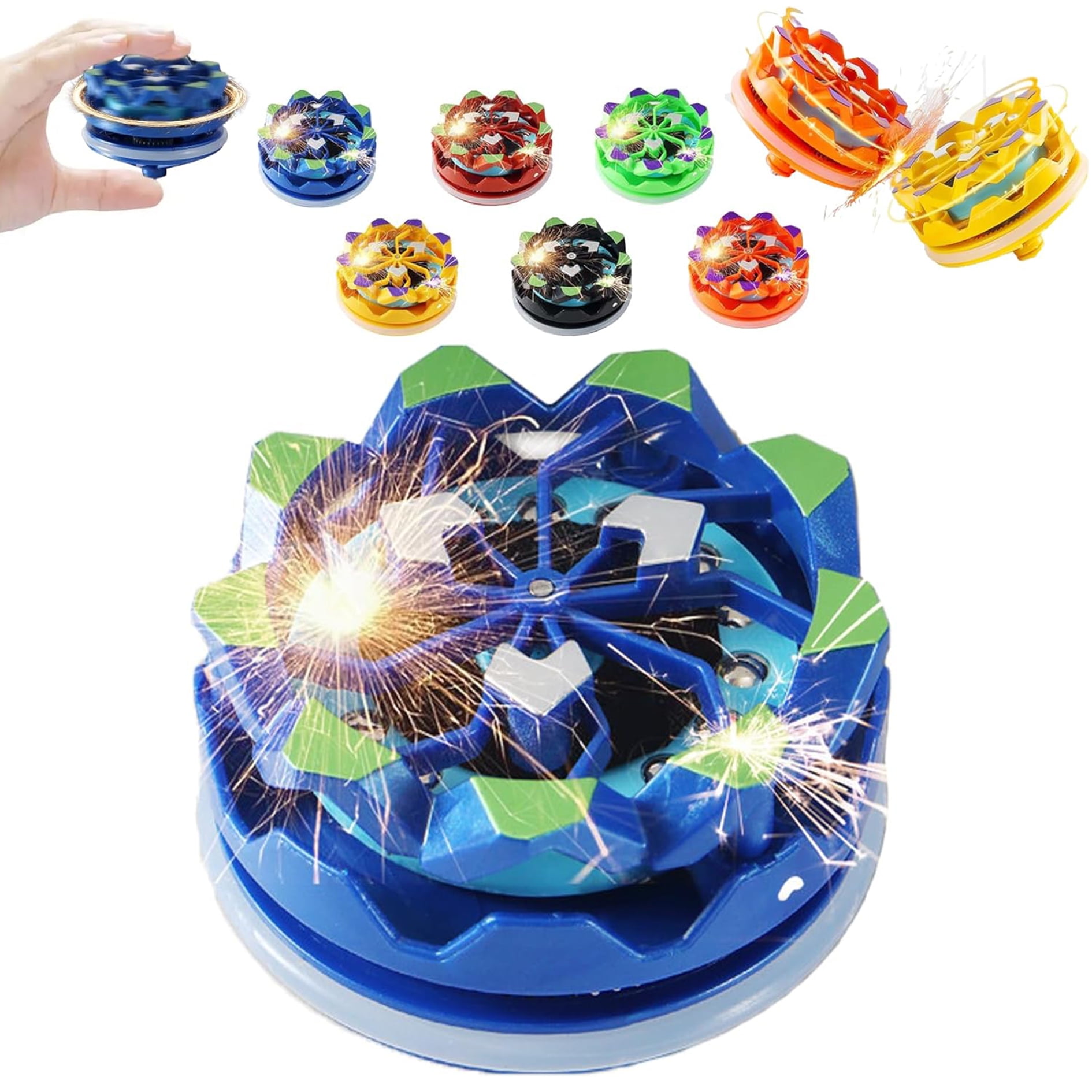 Fireworks Fingertip Gyro, Handheld Fireworks Gyroscope, Luminous ...