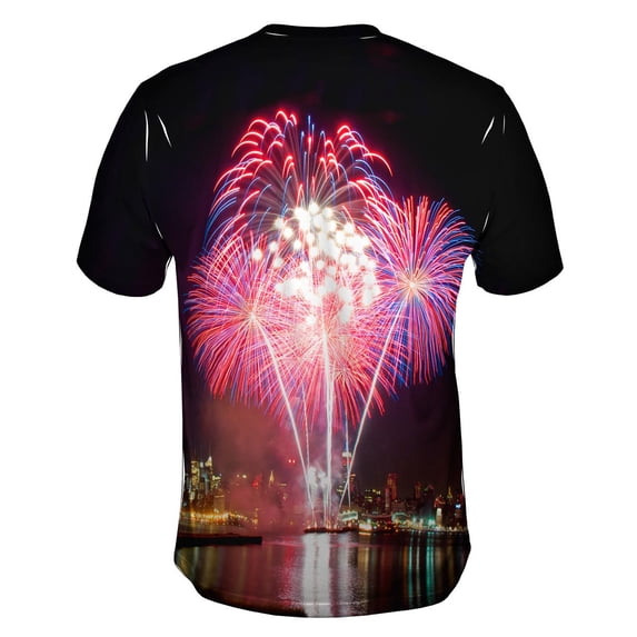 Fireworks Fun Mens T-Shirt All Over Print - Walmart.com