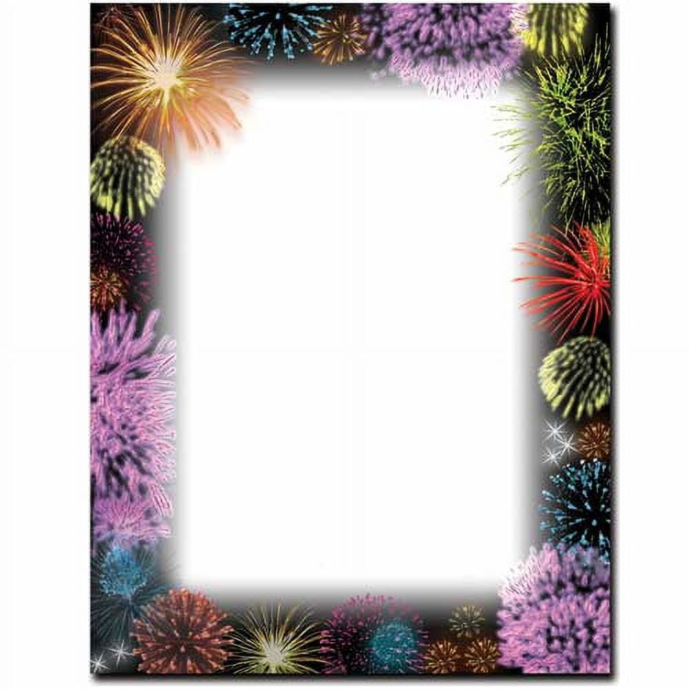 Fireworks Letterhead Laser & Inkjet Printer Paper, 100 Sheets per Pack ...