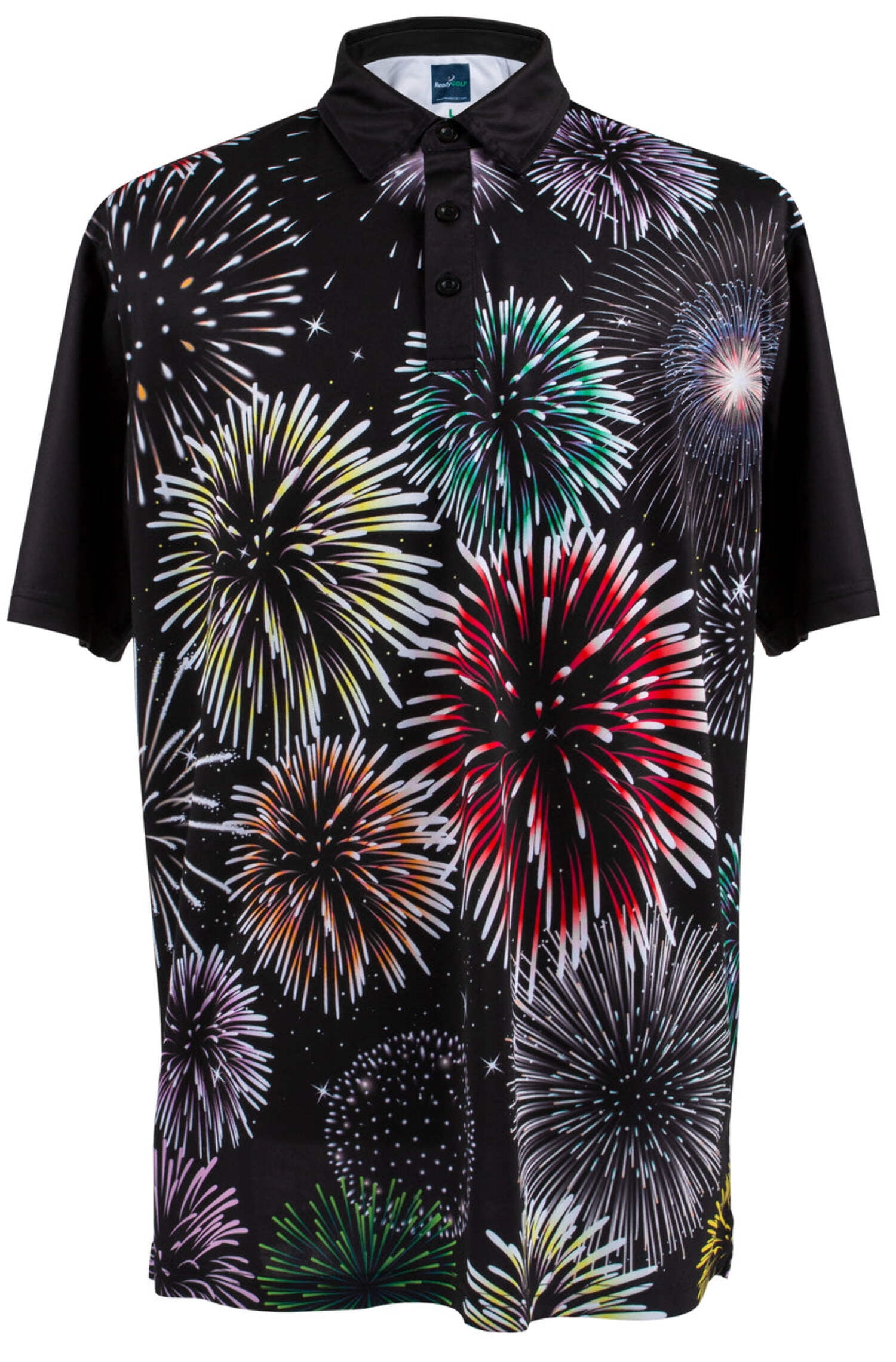 Fireworks Mens Golf Polo Shirt by ReadyGOLF - Walmart.com