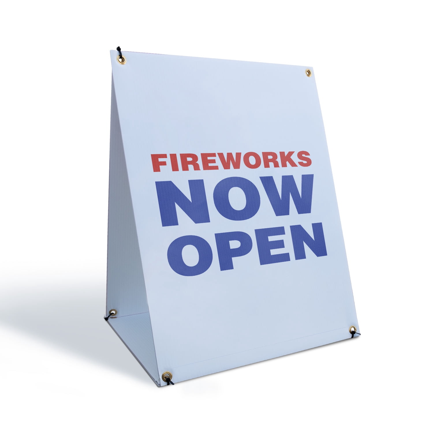 Fireworks Now Open Sidewalk Sign 18 Inch x 24 Inch A-Frame Images On ...