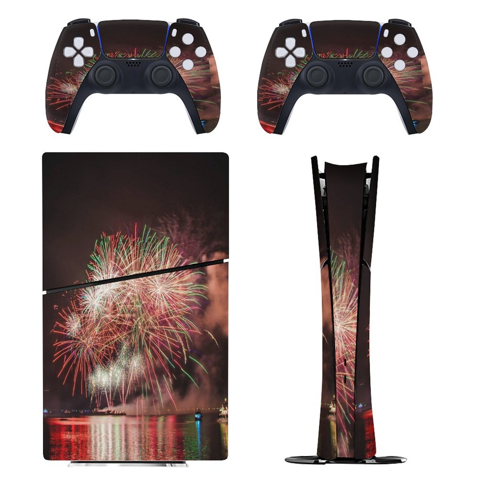 Fireworks PS5/PS5 Slim Digital Disc Skin Sticker For Console And ...