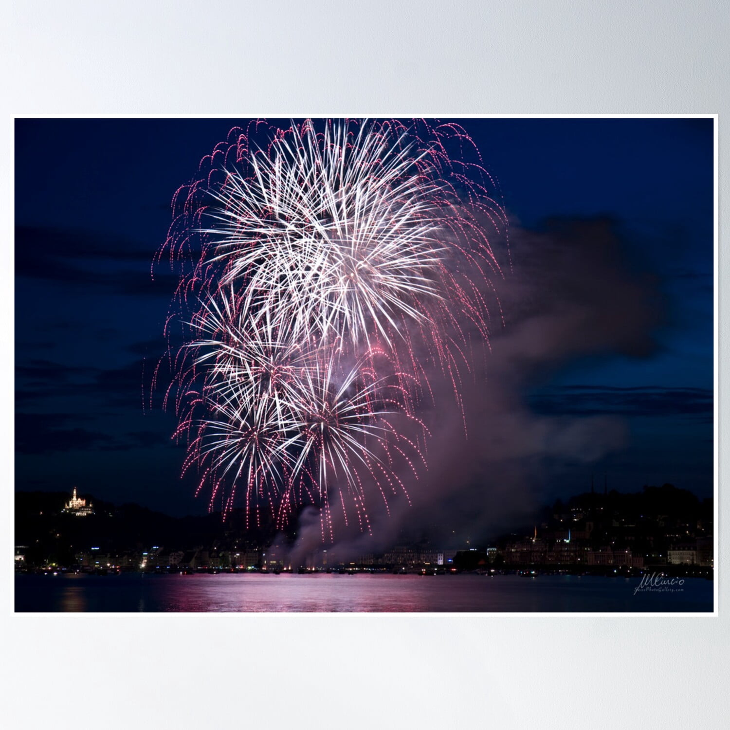 Fireworks Poster Wall Art, Modern Wall Decor, 24x36 UNFRAMED - Walmart.com