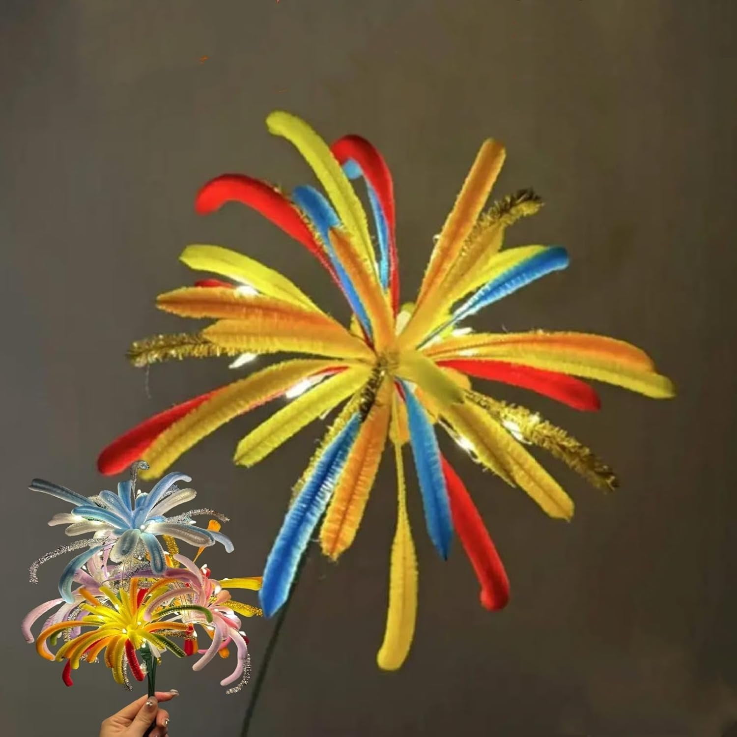 Fireworks Twist Stick DIY Set,30cm DIY Colorful Firework Luminous ...