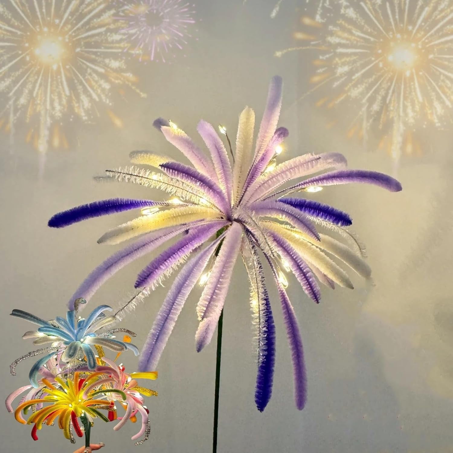 Fireworks Twist Stick DIY Set,30cm DIY Colorful Firework Luminous ...