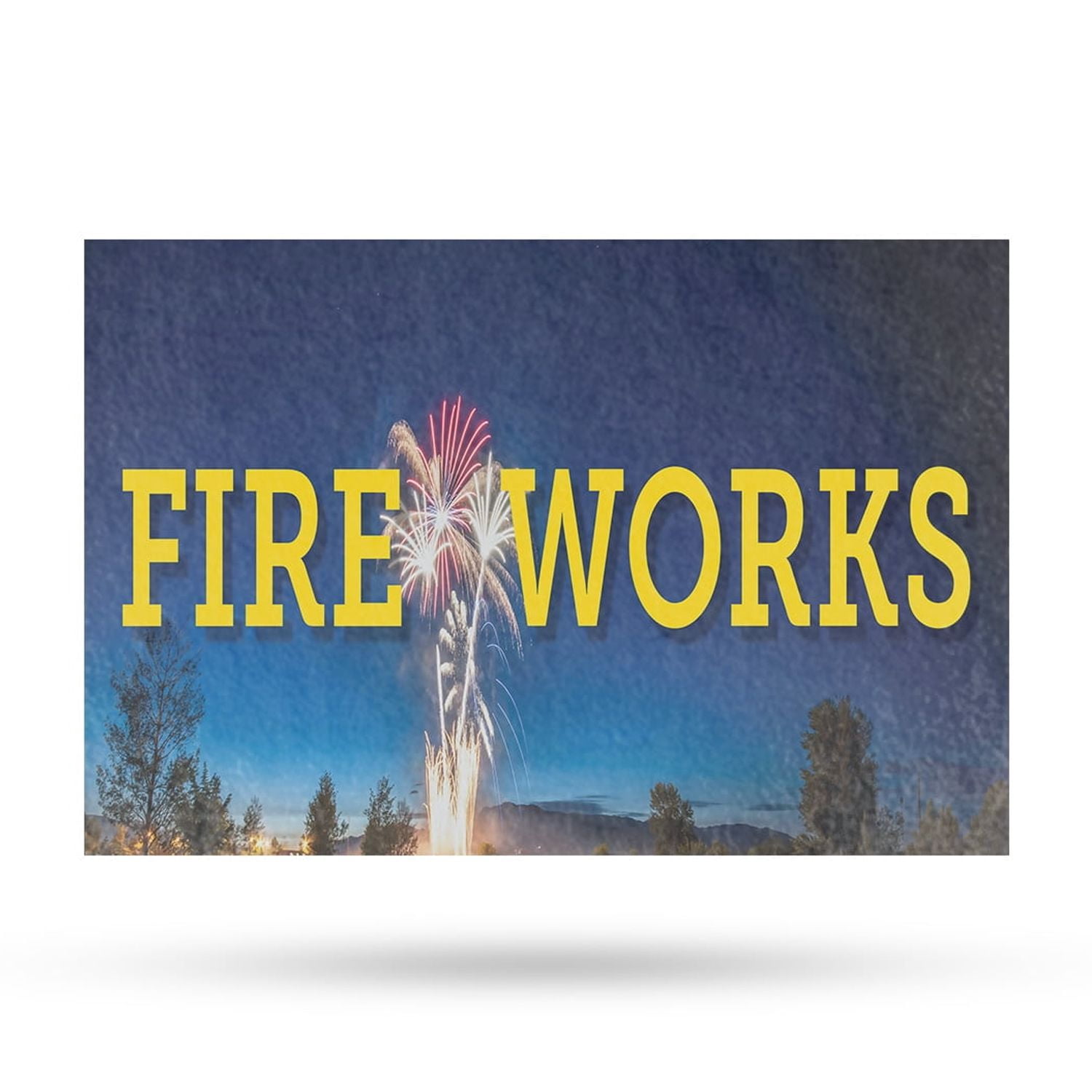 Fireworks Vinyl Decal 18 Inch x 24 Inch Weatherproof Heavy-Duty ...