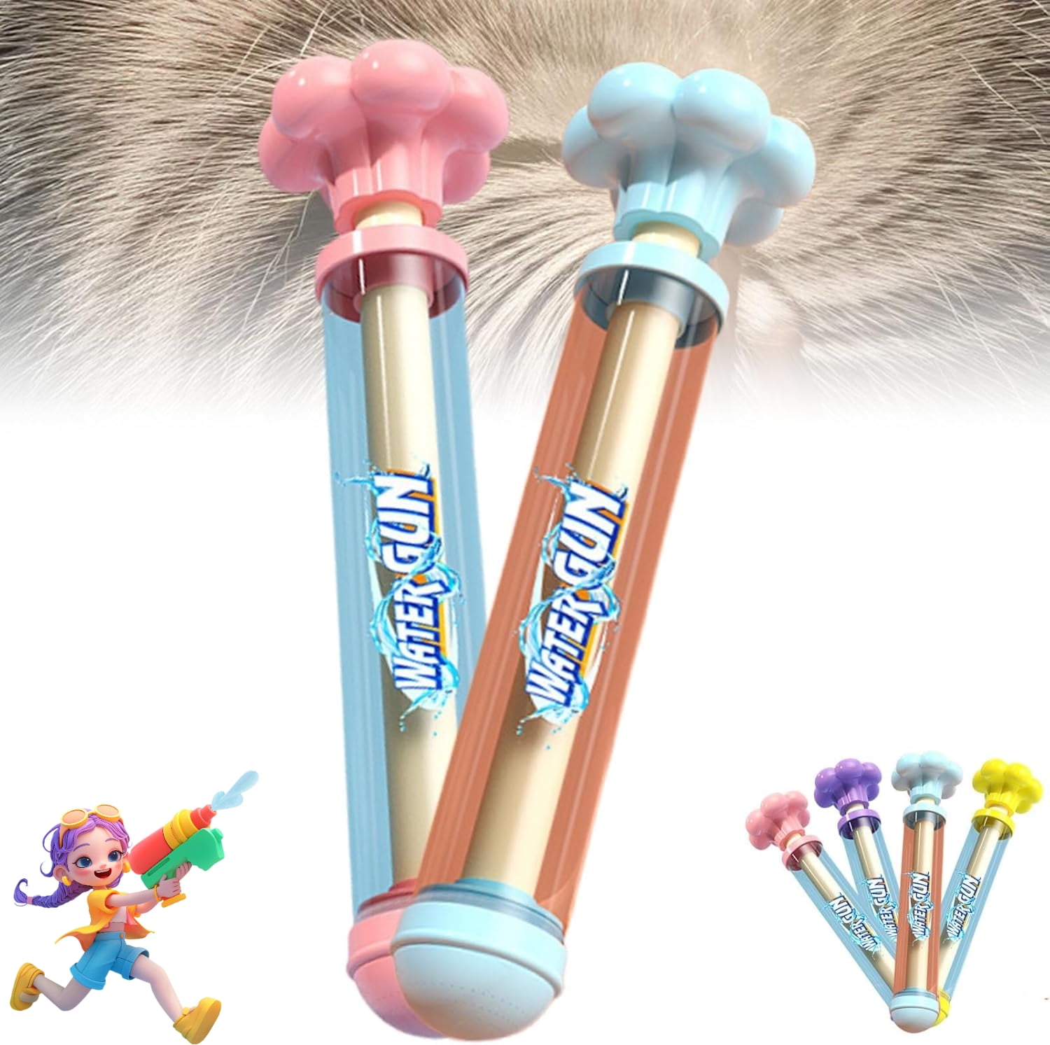 Fireworks Water Gun,Pusher Type Fun Fireworks Water Jet Spray Toy for ...