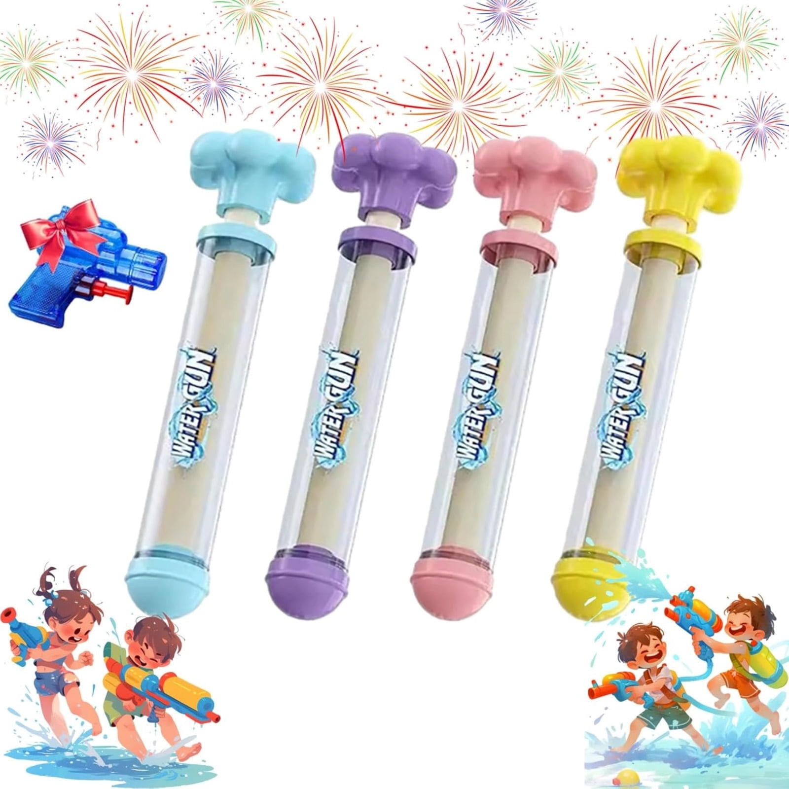 Fireworks Water Gun Set - Fireworks-Shaped Water Spray Toys, Suitable ...