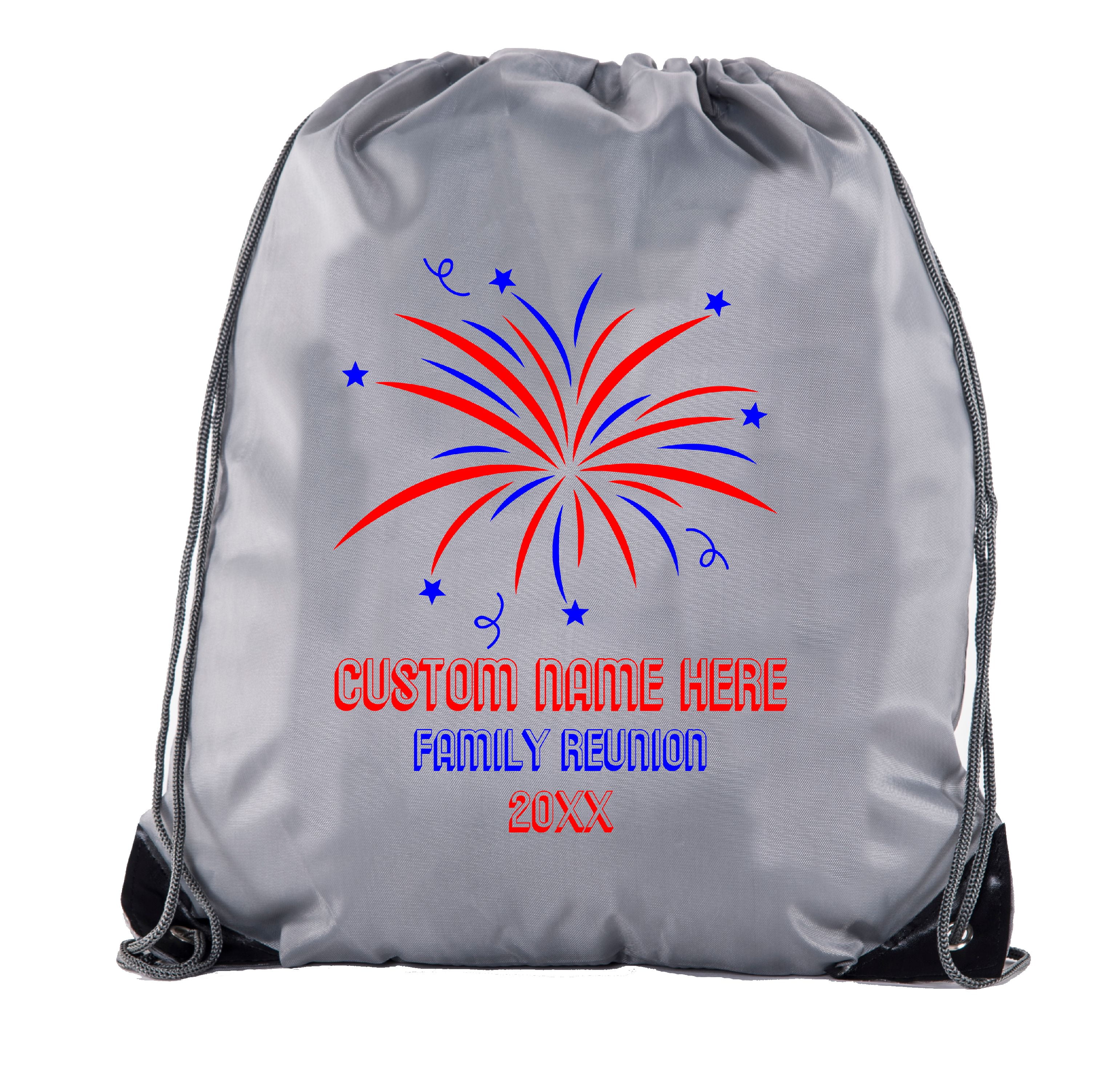 Fireworks with custom name- Family Reunion Party Favor Gift Bags ...