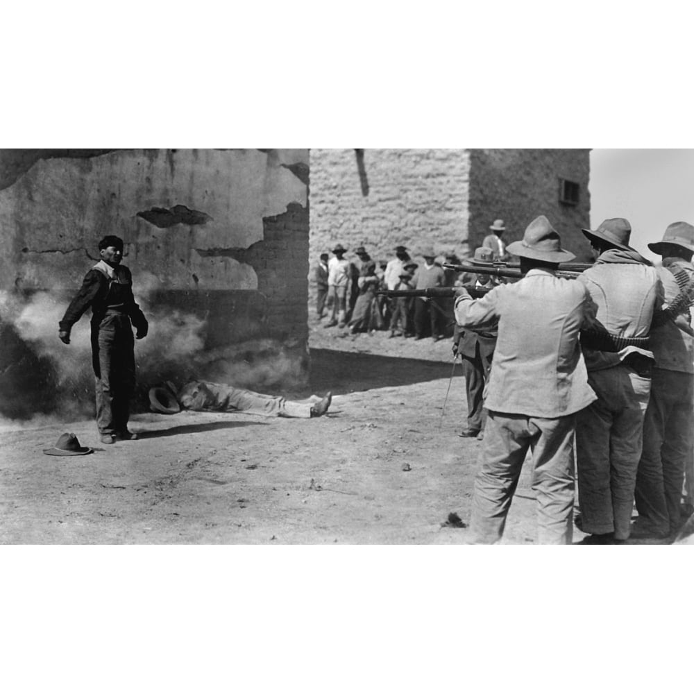 Firing Squad Of The Mexican Carranza Government Executing Villista ...