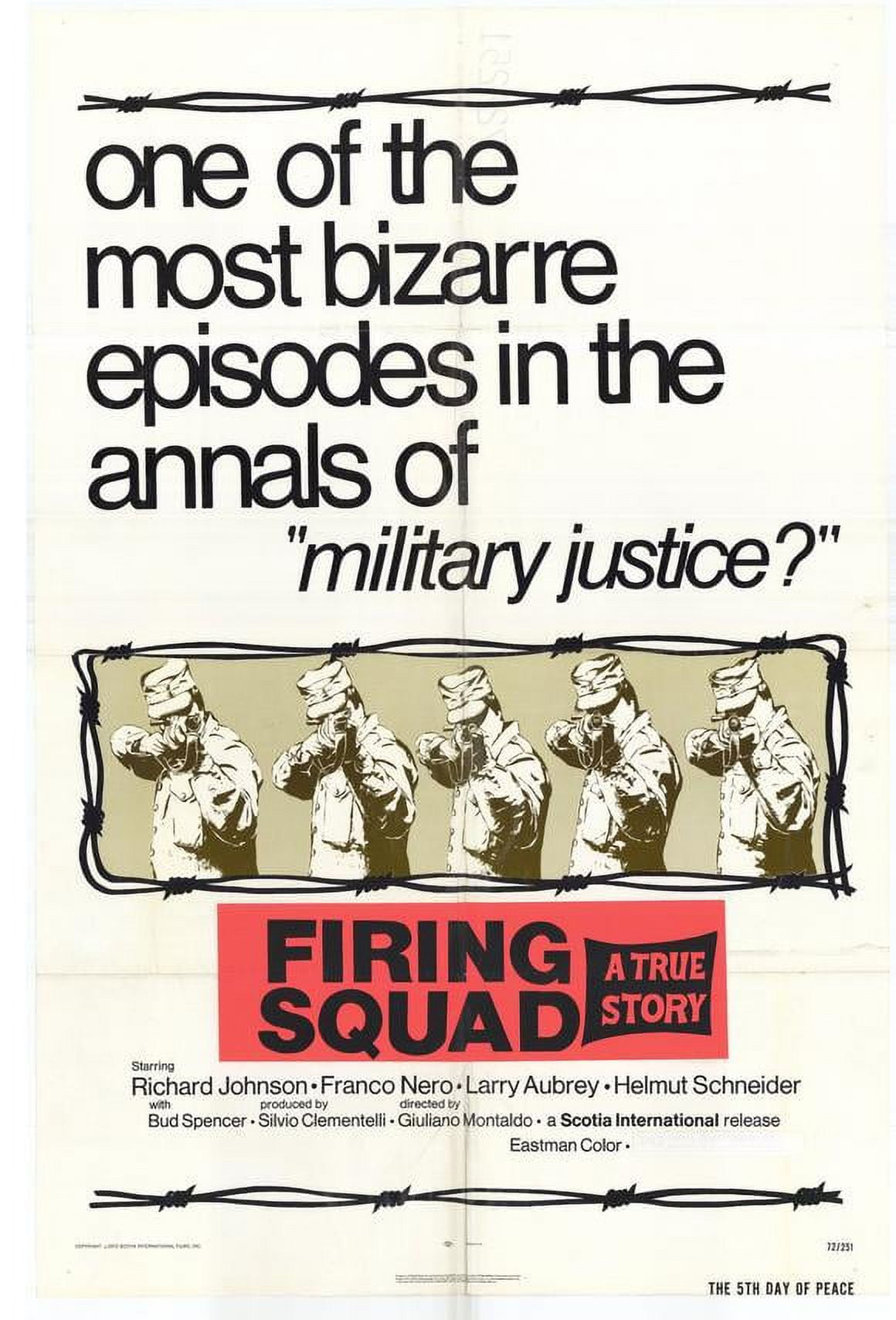 Firing Squad - movie POSTER (Style A) (11" x 17") (1972) - Walmart.com