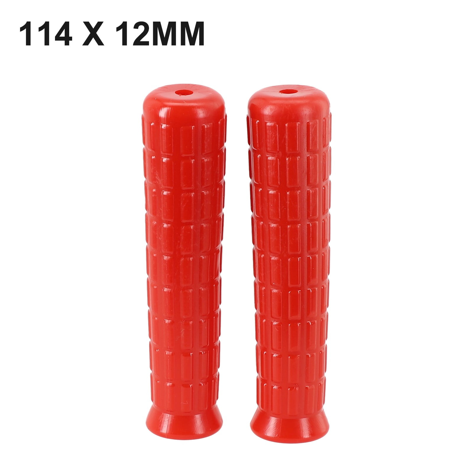 Firm Grip Rubber Handles for Wheelbarrow Red Round Tubes Replacement ...