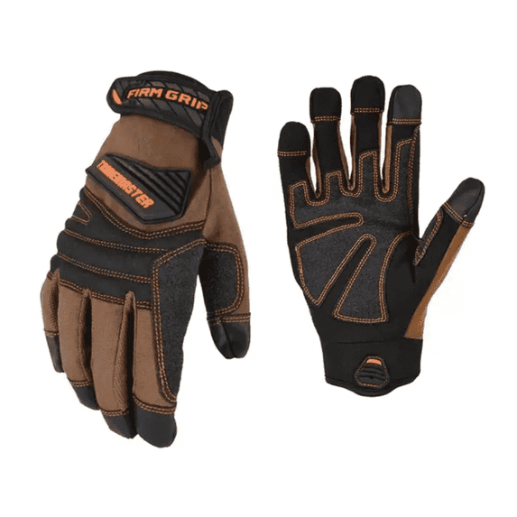 Firm Grip Trademaster X-Large Tan Duck Canvas Work Gloves with ...
