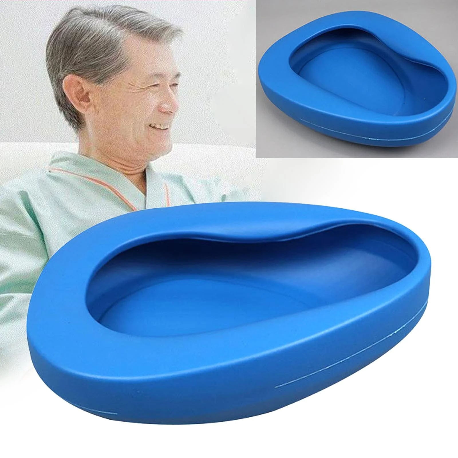 Firm Thick Bed Pan for Bedridden Patient Heavy Duty PP Bed Pans Stable ...
