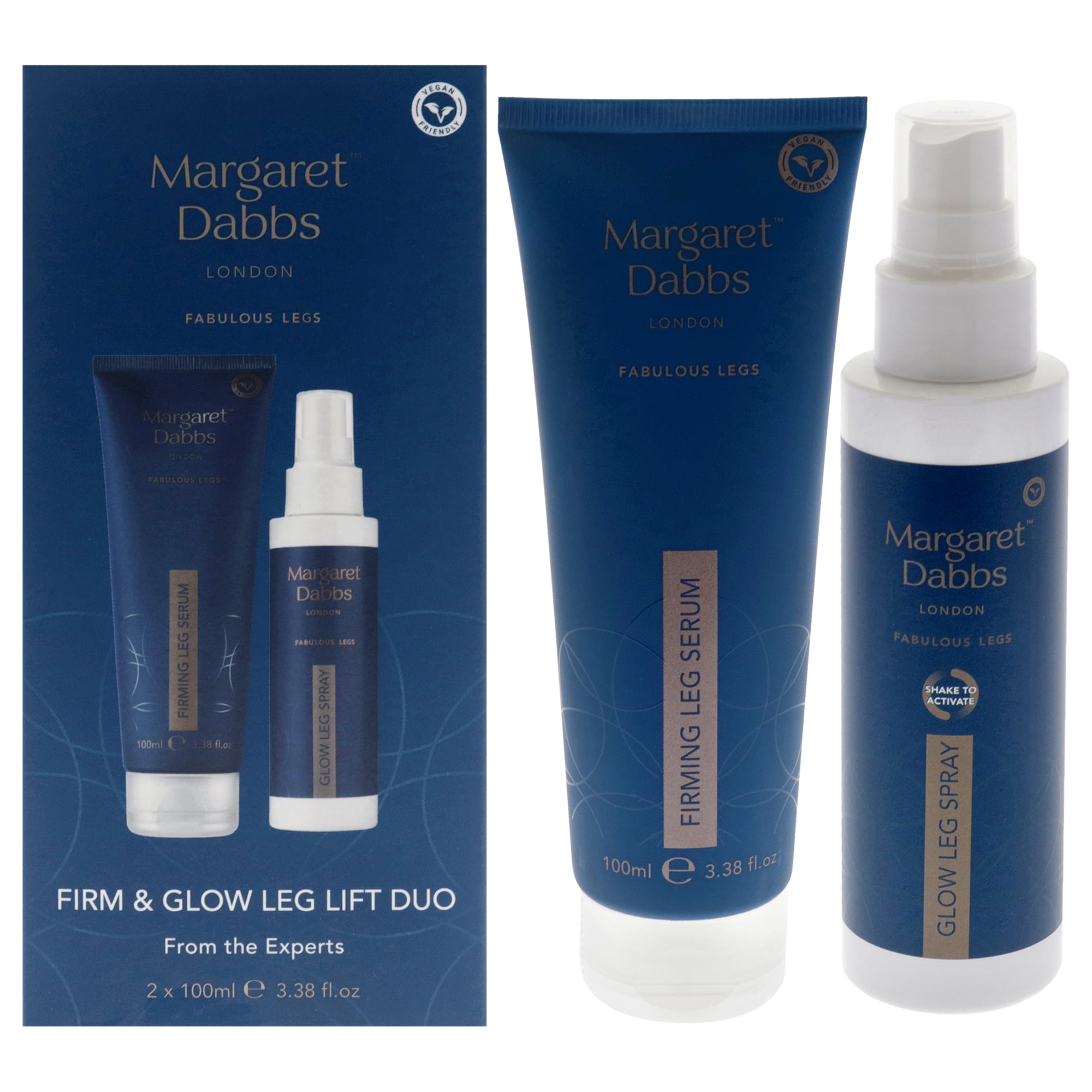 Firm and Glow Leg Lift Duo by Margaret Dabbs for Unisex - 2 Pc 3.38oz ...