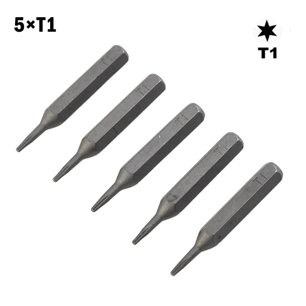 Firm and Torx Screwdriver Bits with 5 Optional Types and 4mm Hex Shank ...