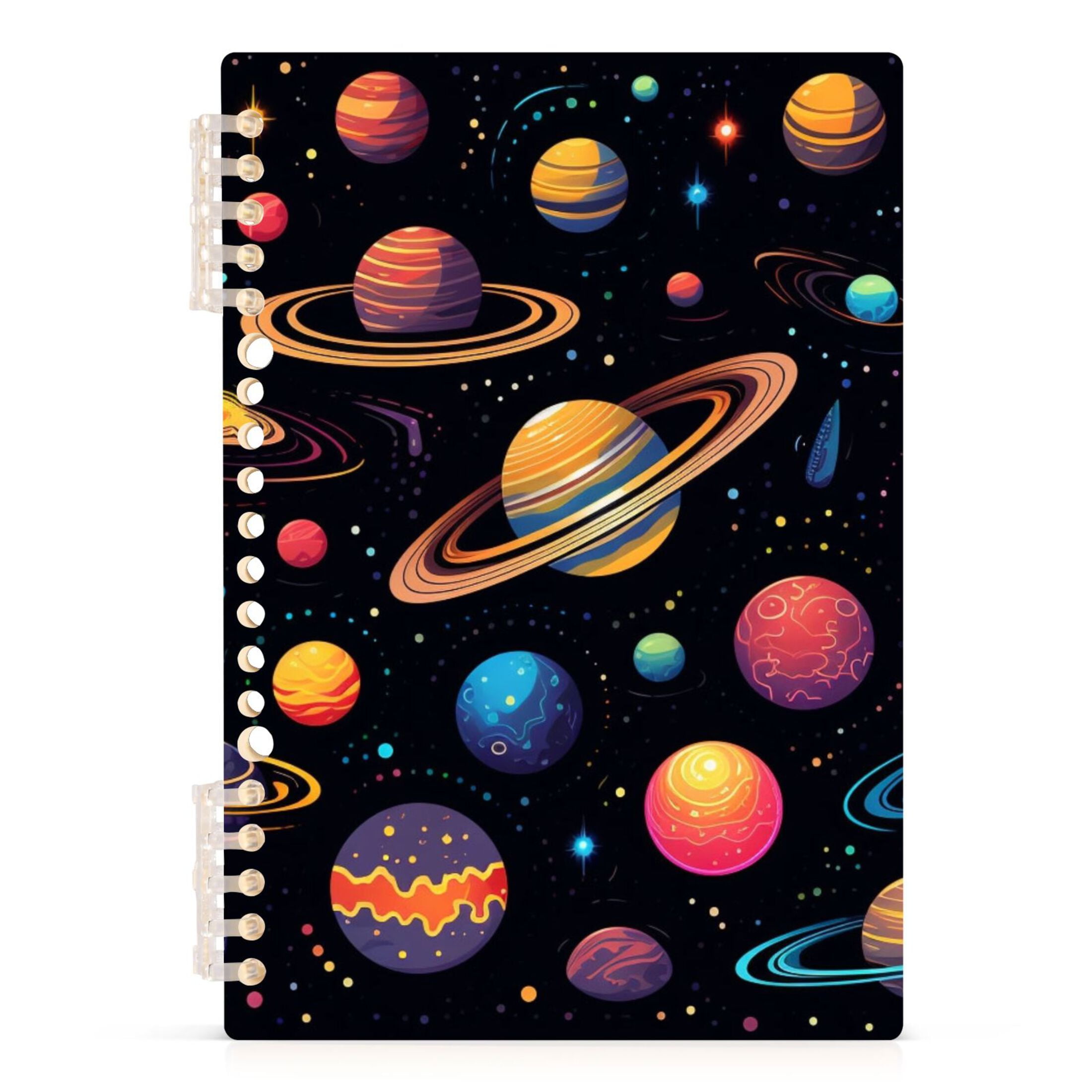 Firmament Planets Spiral Notebooks 60 Sheets 120 Pages A5 Journal ...