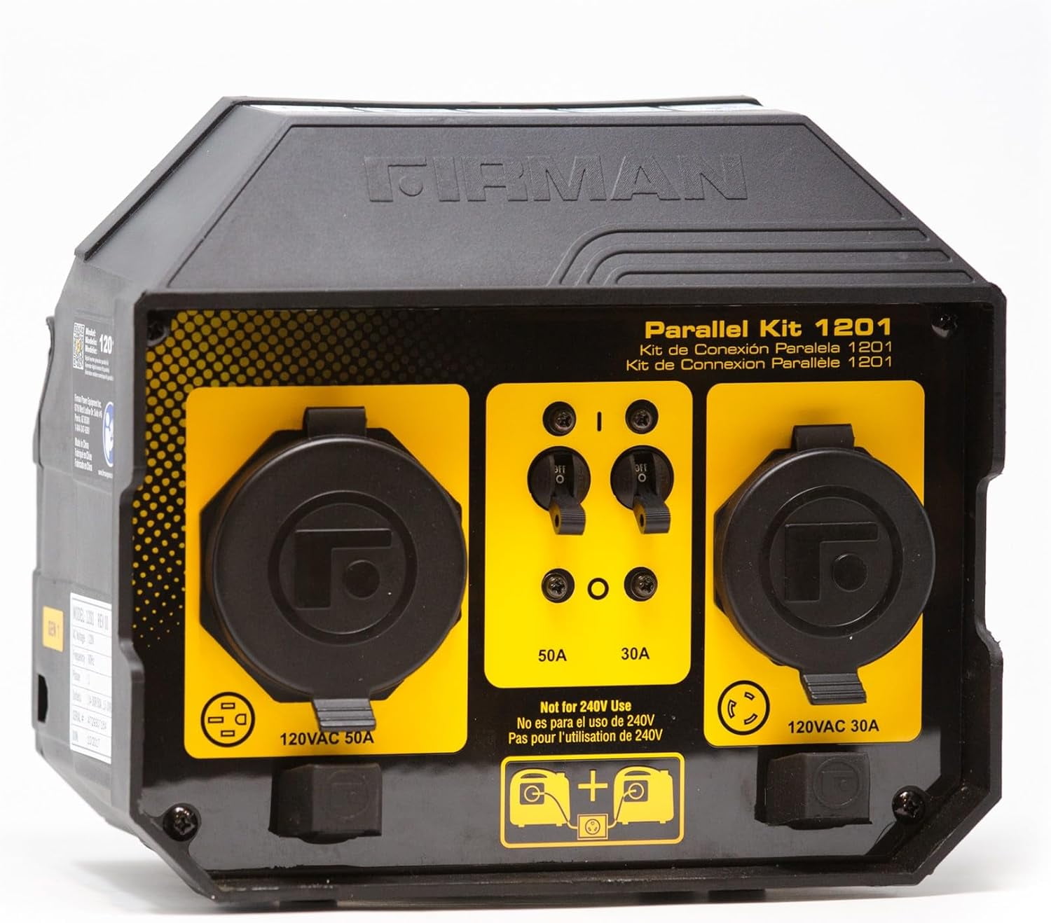 Firman 1201 50A Portable Generator Parallel Kit – Connect Any Two ...