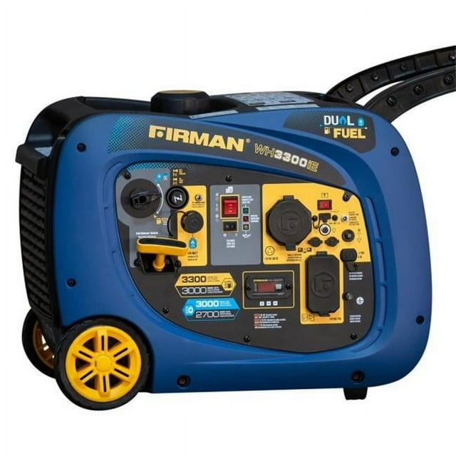 Firman Generators 3300-3000W Electric Start Gas Portable Generator with ...