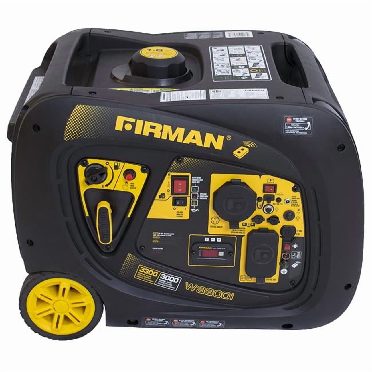 Firman Generators 3300-3000W Remote Start Gas Powered Extended Run Time ...