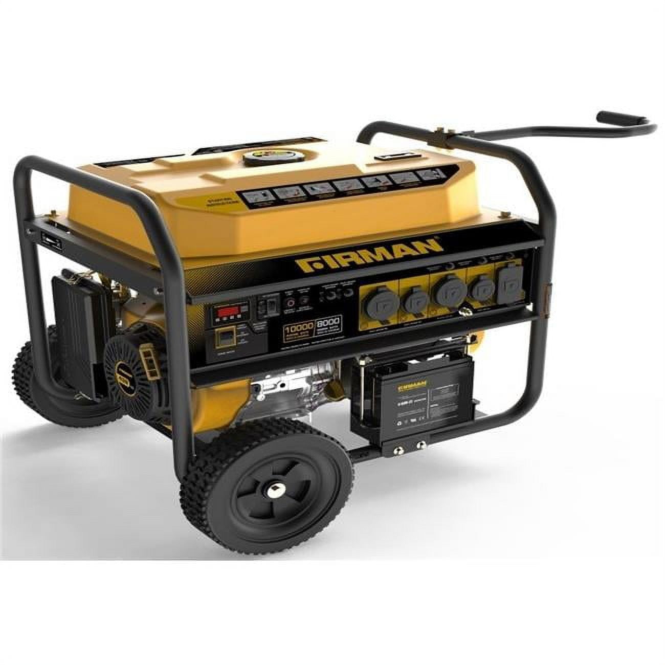 Firman Power Equipment 8000-10000W Remote Start Portable Gas Generator ...