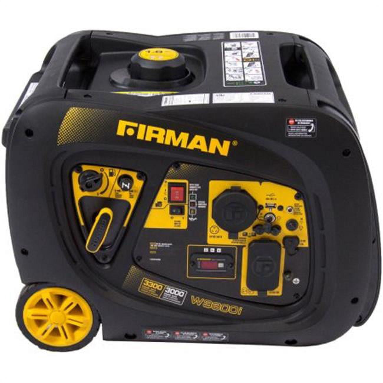 Firman W03082 3300/3000 Watt Gas Electric Start RV Ready Inverter ...