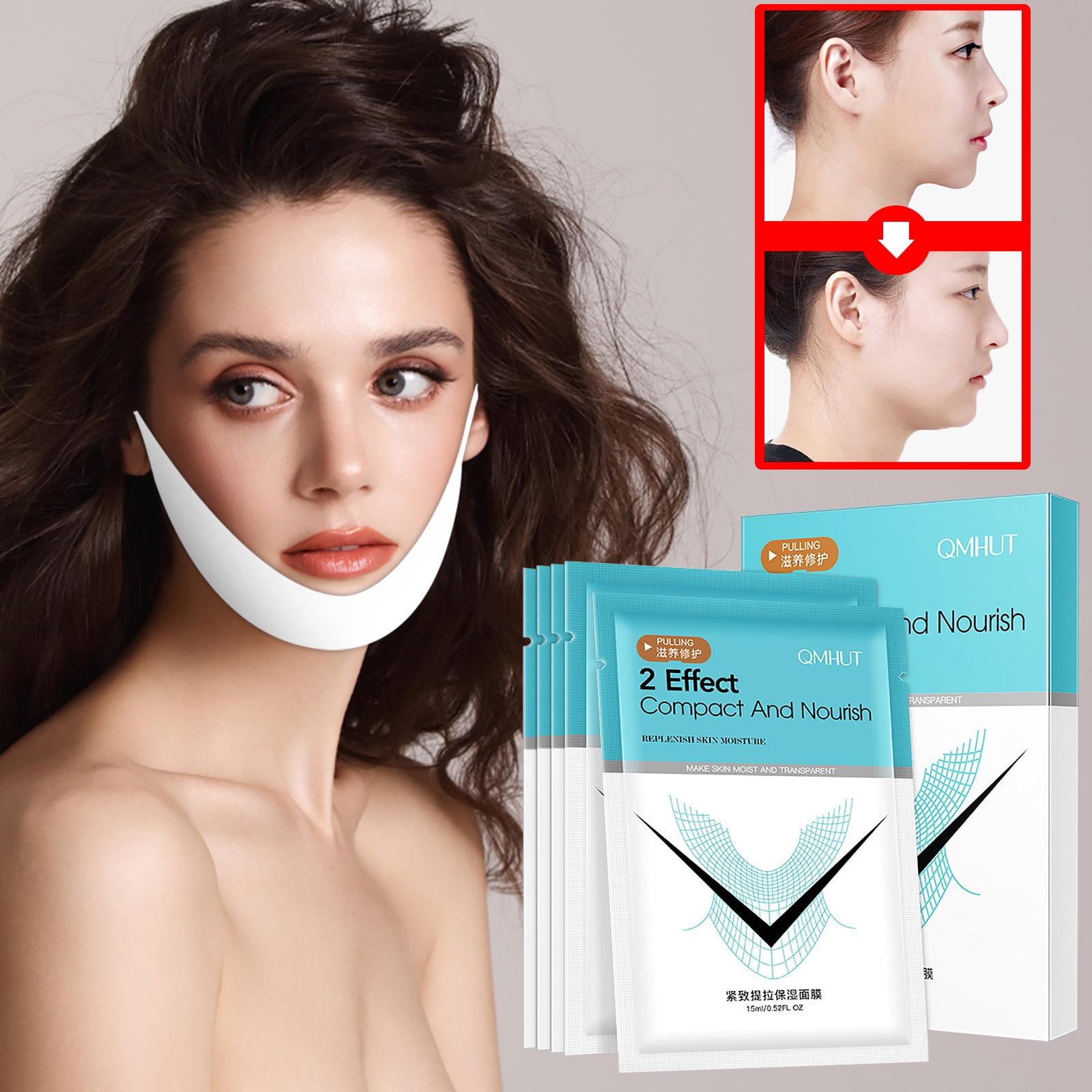 Firming And Lifting Facial Mask, Moisturizing Facial Mask, Double Chin ...