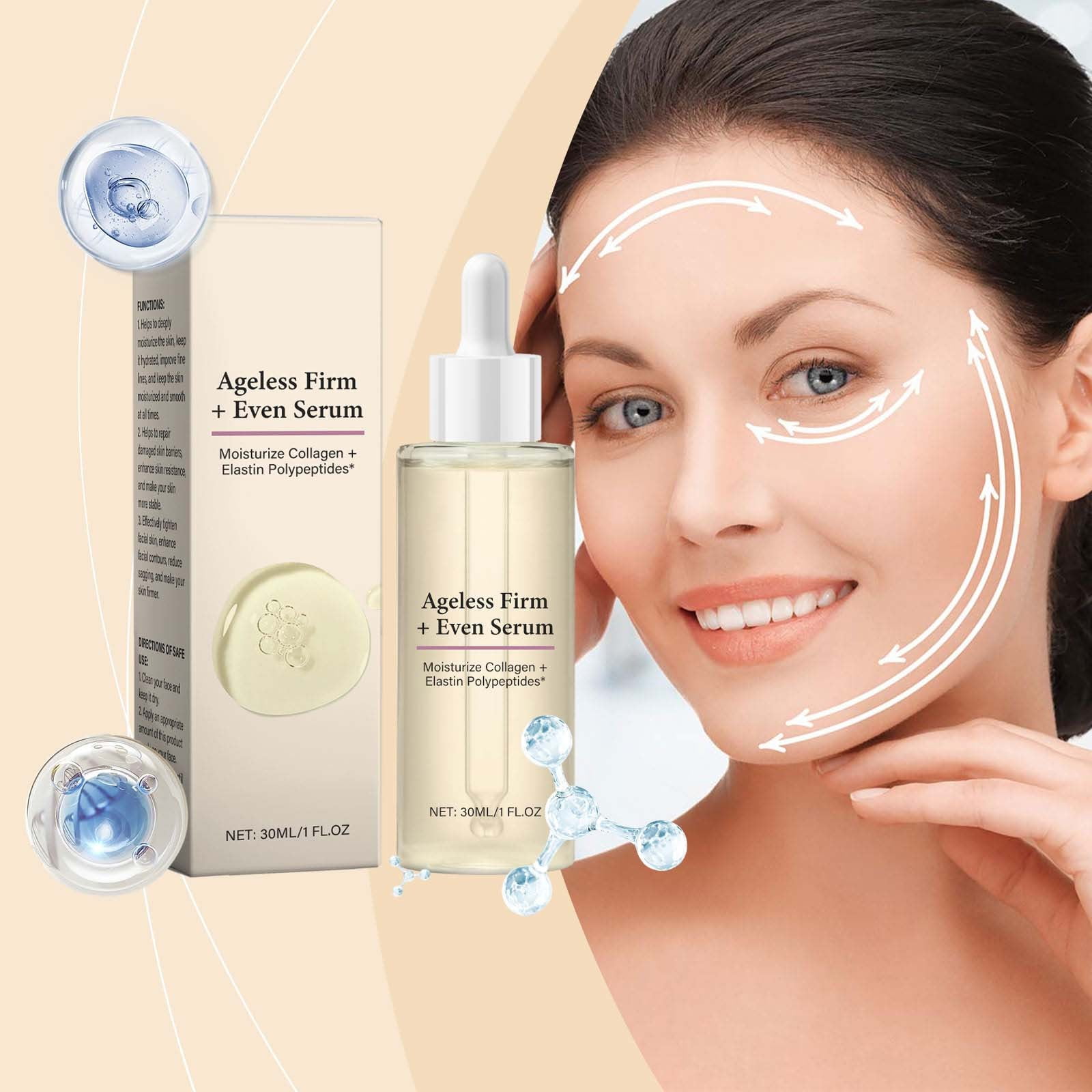 Firming Anti-Wrinkle Essence, Moisturizing Nourishing Serum, 30ml Size ...