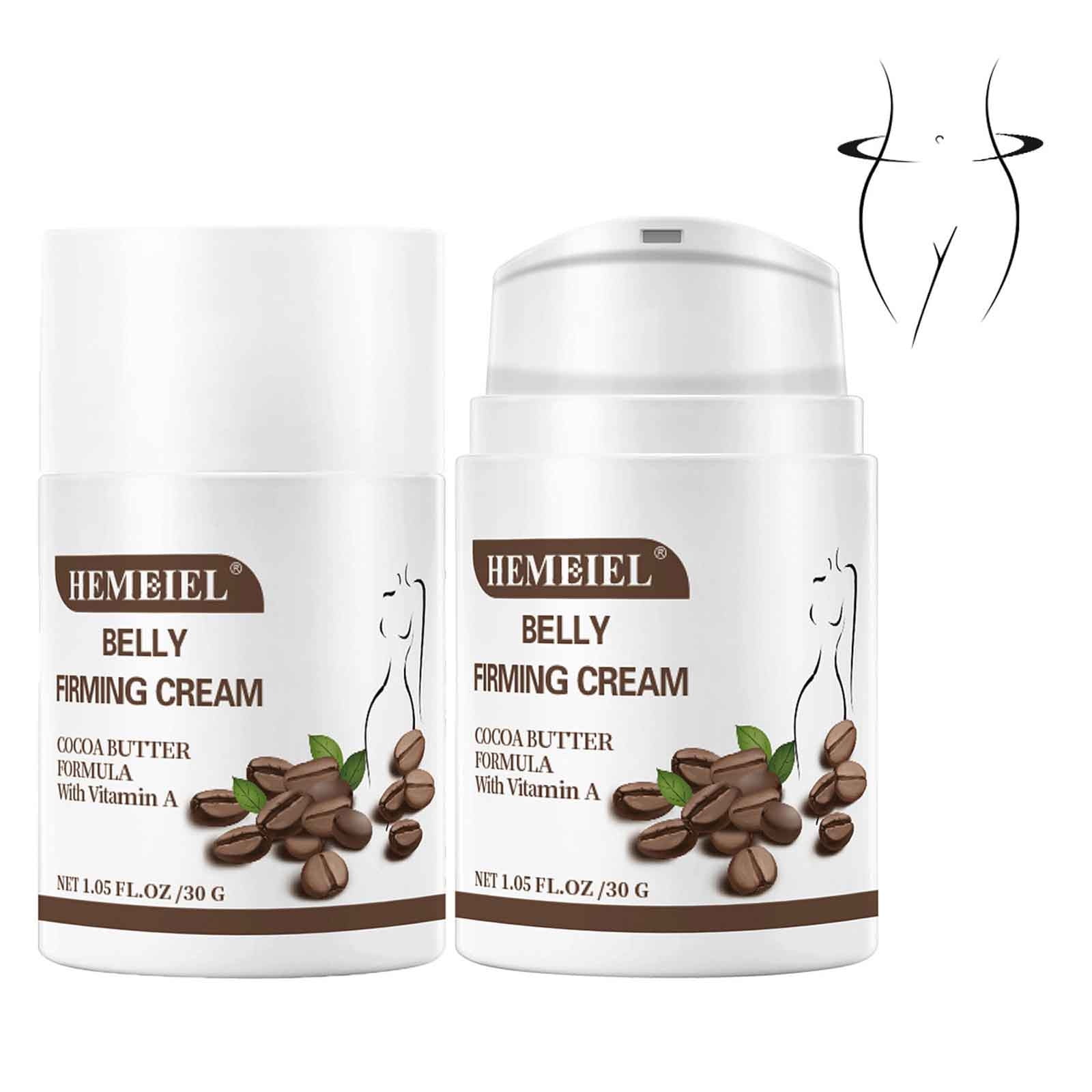 Firming Belly Cream with Cocoa Extract 1oz Tightening Moisturizer for ...