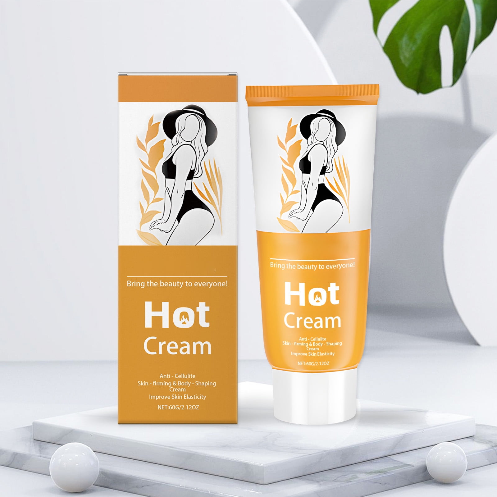 Firming Cream, Body Shaping Lotion with Elastin Regeneration, 3-Minute ...