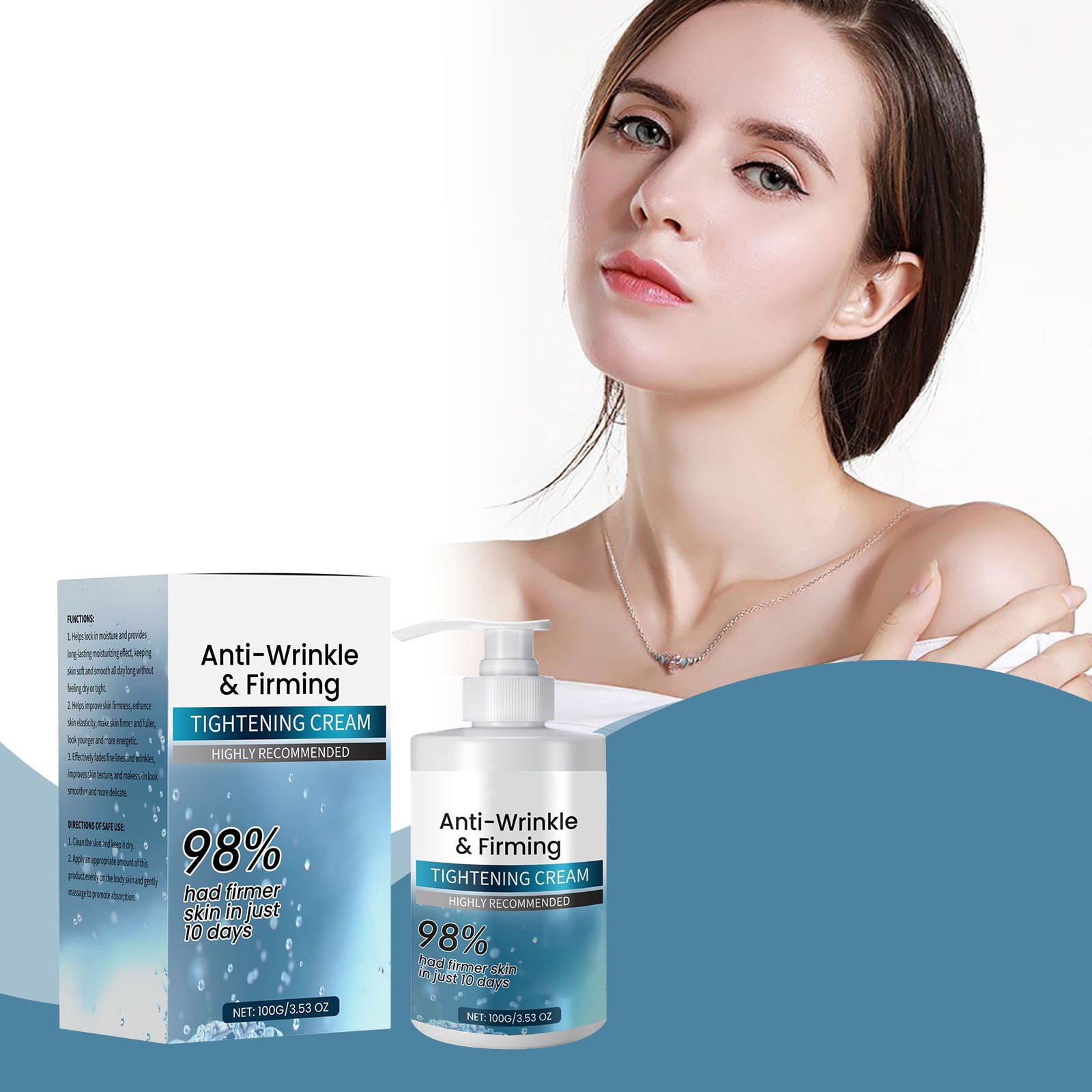 Firming Cream for Neck and Décolleté, Day and Night Lift and Tighten ...