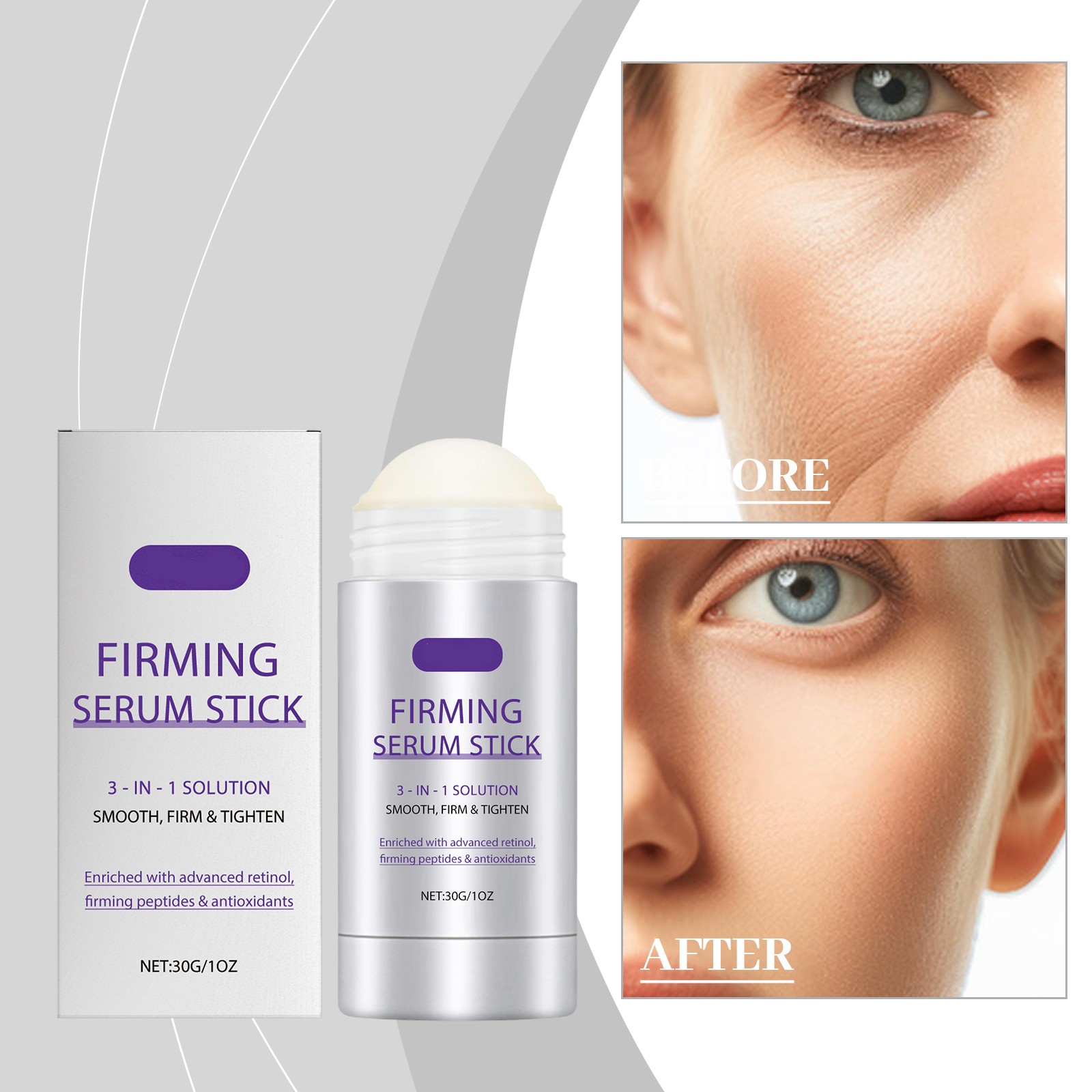 Firming Serum Stick, Retinol Face Stick Enriched With Advanced Retinol ...