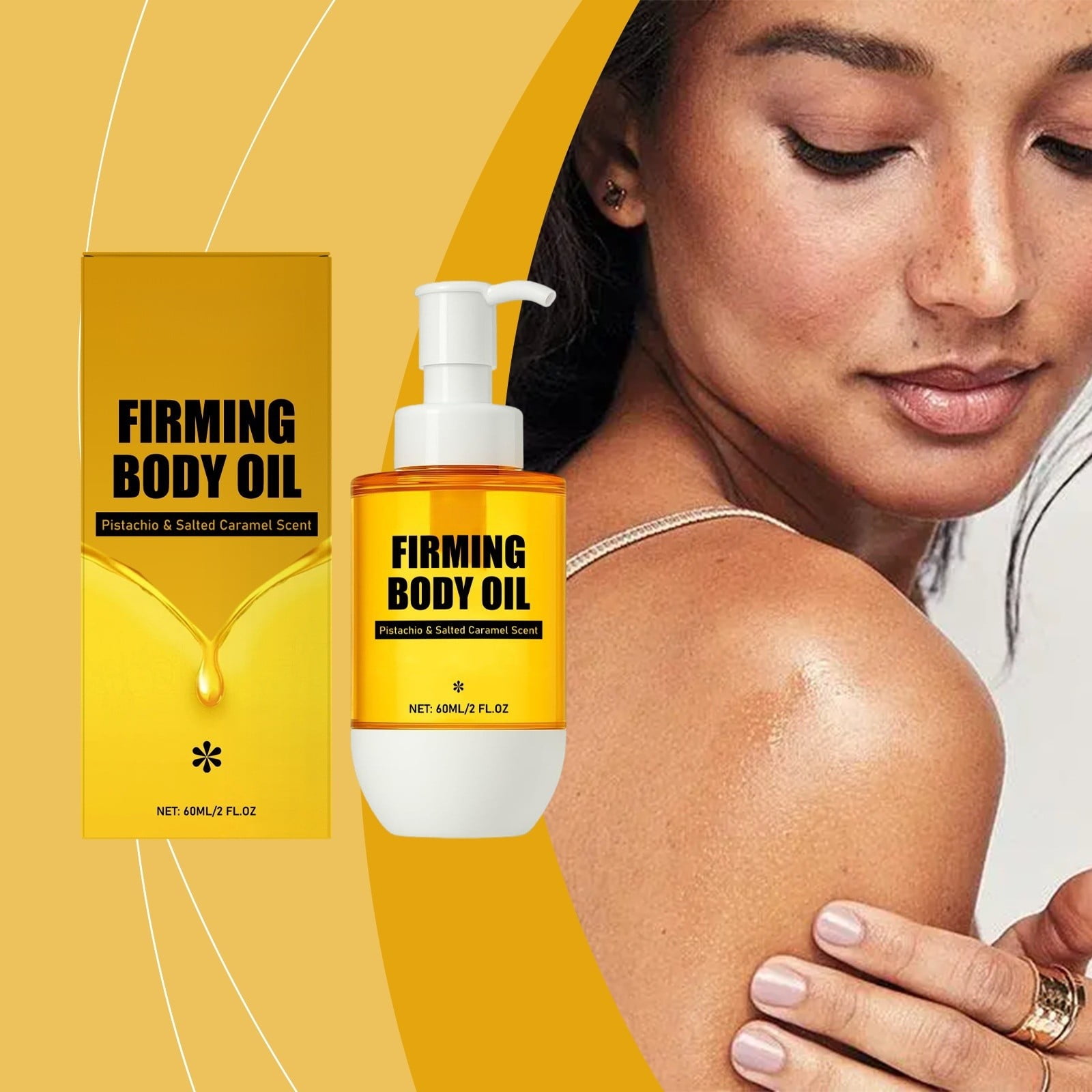 Firming Body Oil Care Dry Rough Sensitive Skin Nourishing Moisturizing ...