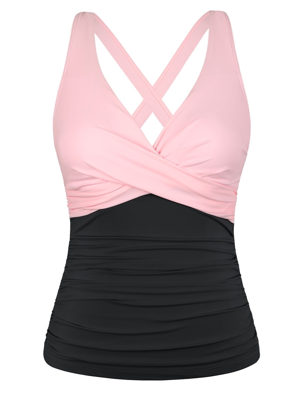 Firpearl Bathing Suit Tops for Women Large Bust Twist Front Swimsuit ...