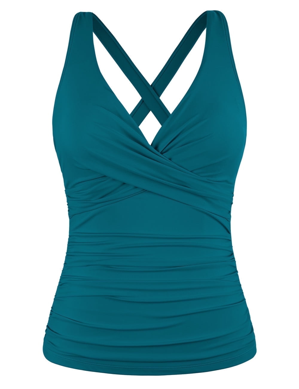 Firpearl Plus Size Push Up Tankini Tops For Women Large Bust Sexy