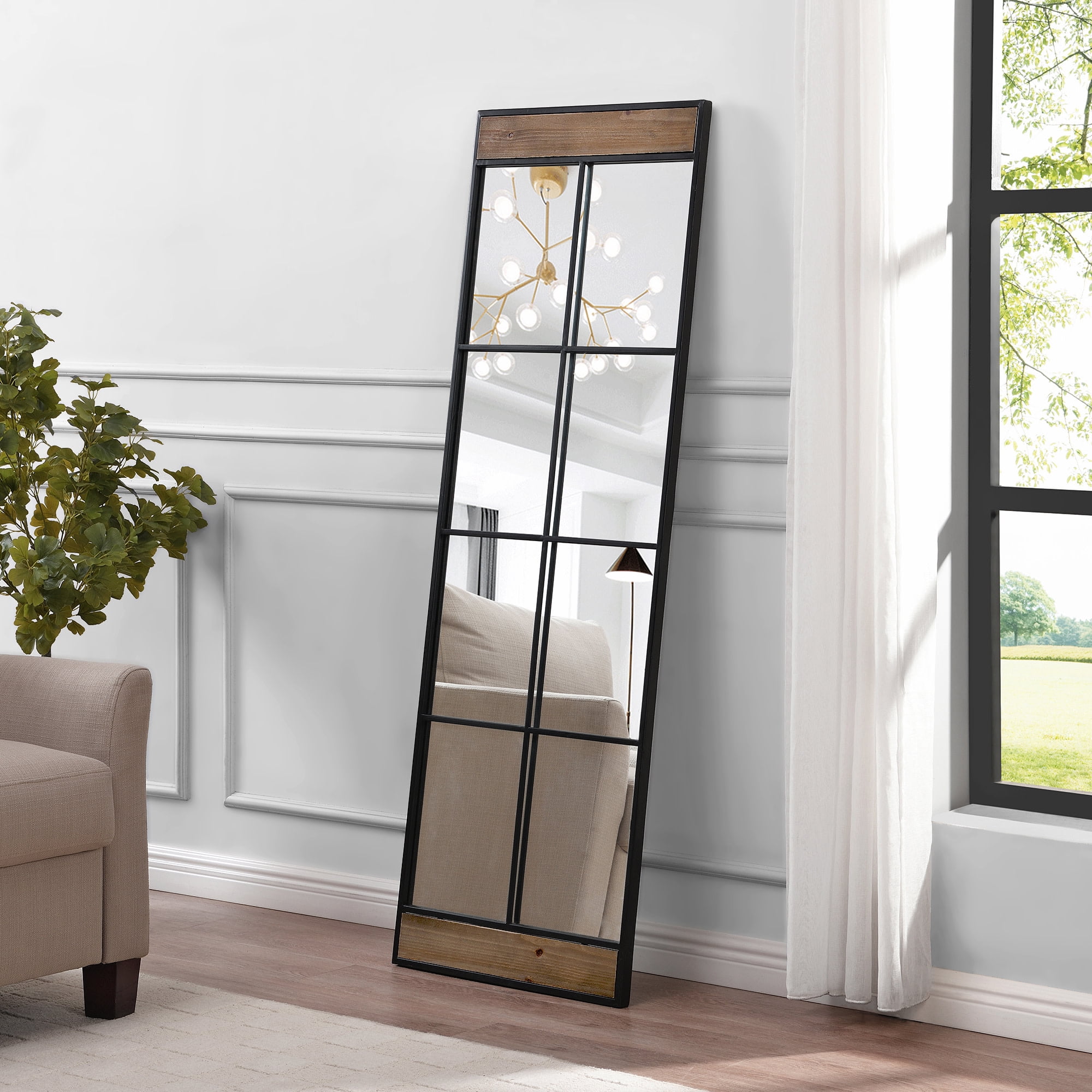 Free Shipping! FirsTime Black Joella Full Length Standing Mirror ...