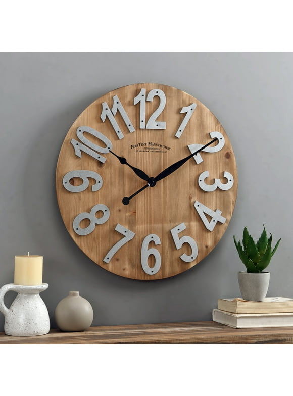 Farmhouse Clocks in Wall Clocks - Walmart.com