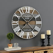 ULTNICE Wall Clock Metal 1Pcs 15.4X5.1X1.2In - Walmart.com