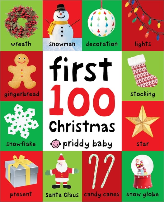 First 100 Christmas Words (Board Book) - Walmart.com