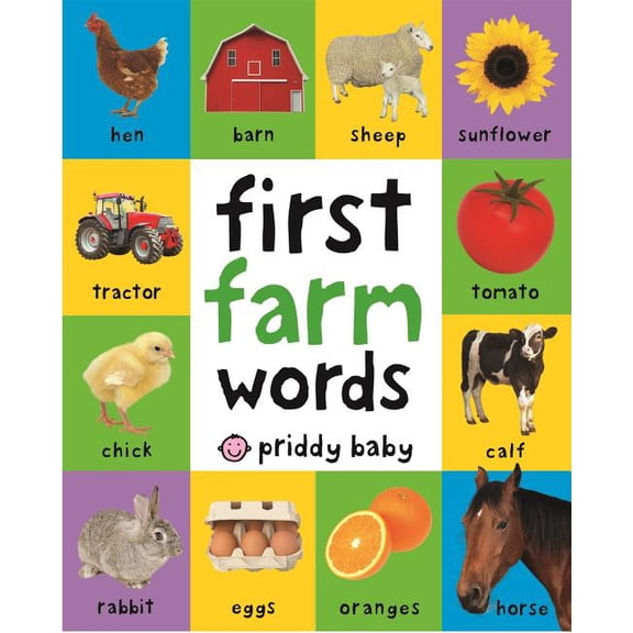 1st 100 Farm Words (Board Book) - Walmart.com