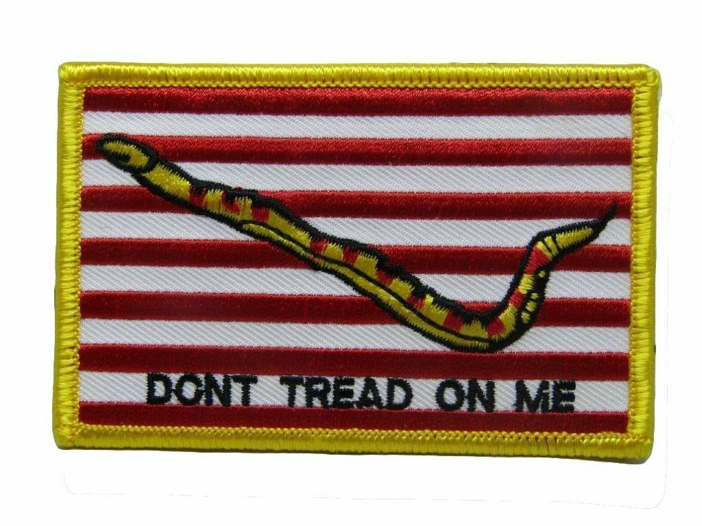 First 1st Navy Jack Gadsden Don't Tread On Me Flag Iron On Patch - Walmart.com