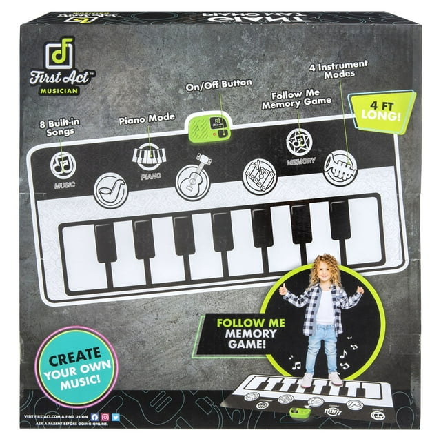 First Act Discovery 48" Floor Piano - Walmart.com