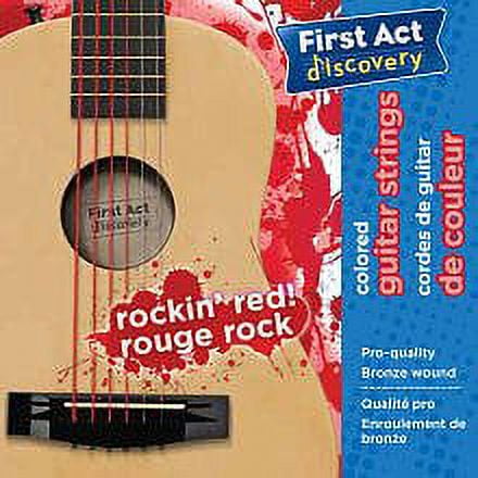 First Act Discovery Boys Guitar Strings - Rockin Red - Walmart.com
