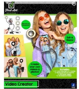 First Act Influencer Desktop Ring Light Kit, Accessory Set for Lighting ...