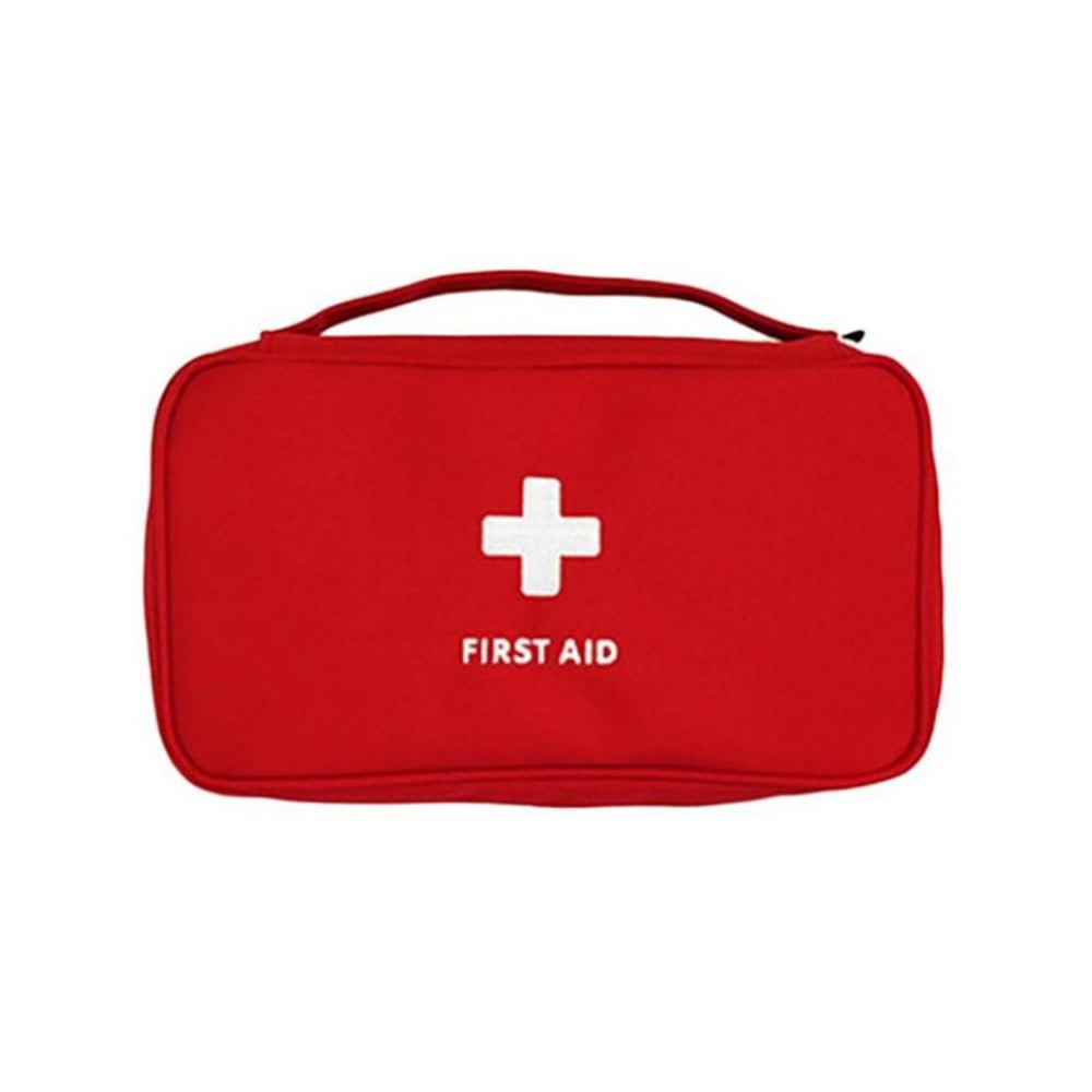 First Aid Bag Empty Travel Rescue Pouch First Responder Storage Compact ...